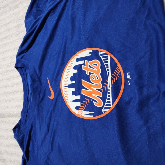 Nike MLB | Shirts | Nike Mets Blue Graphic Tshirt | Poshmark
